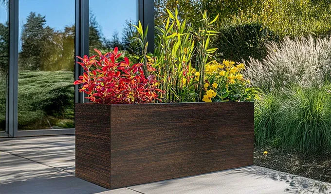 Medium Planters - Medium Pots for Plants – Woven Wood