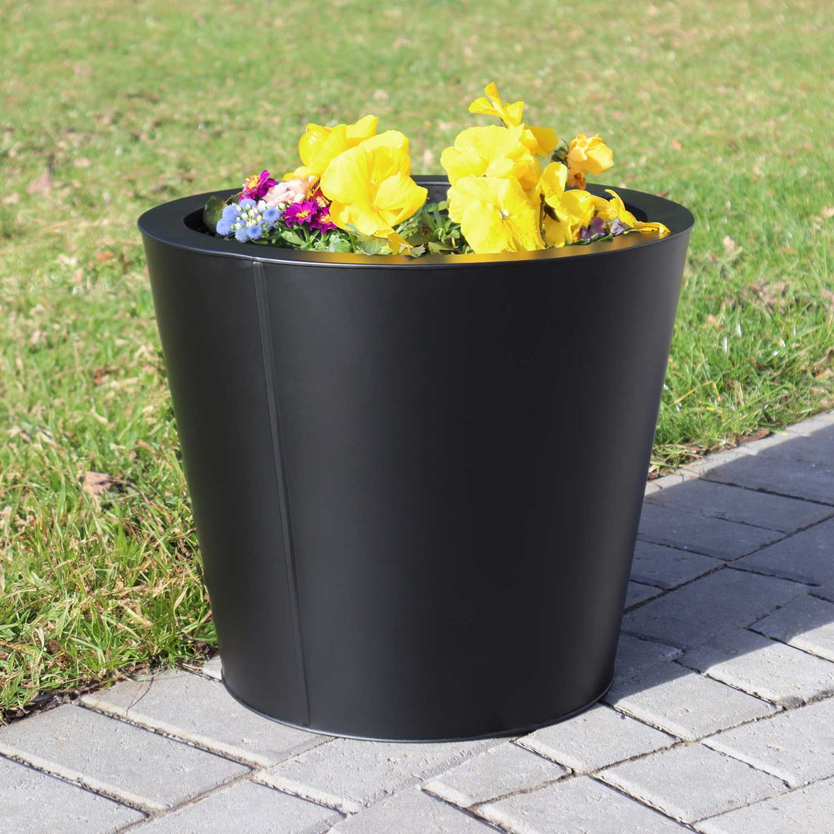 Round Planters - Round Plant Pots – Woven Wood