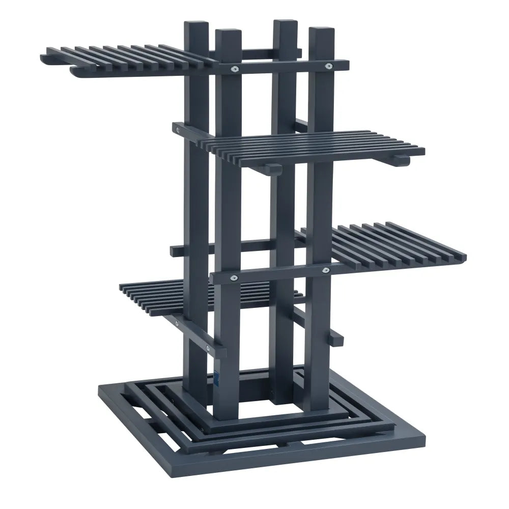 Galaxy Plant Stand – Woven Wood