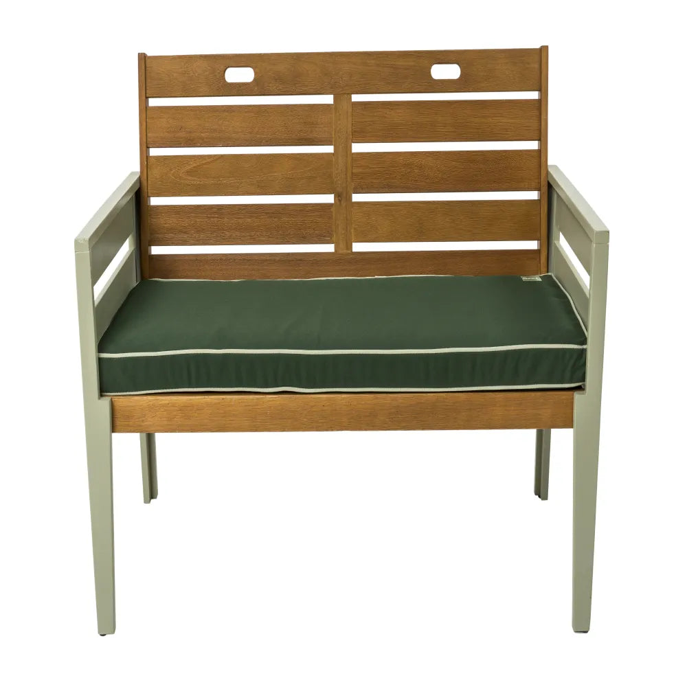 Verdi Three Seat Bench Set – Woven Wood