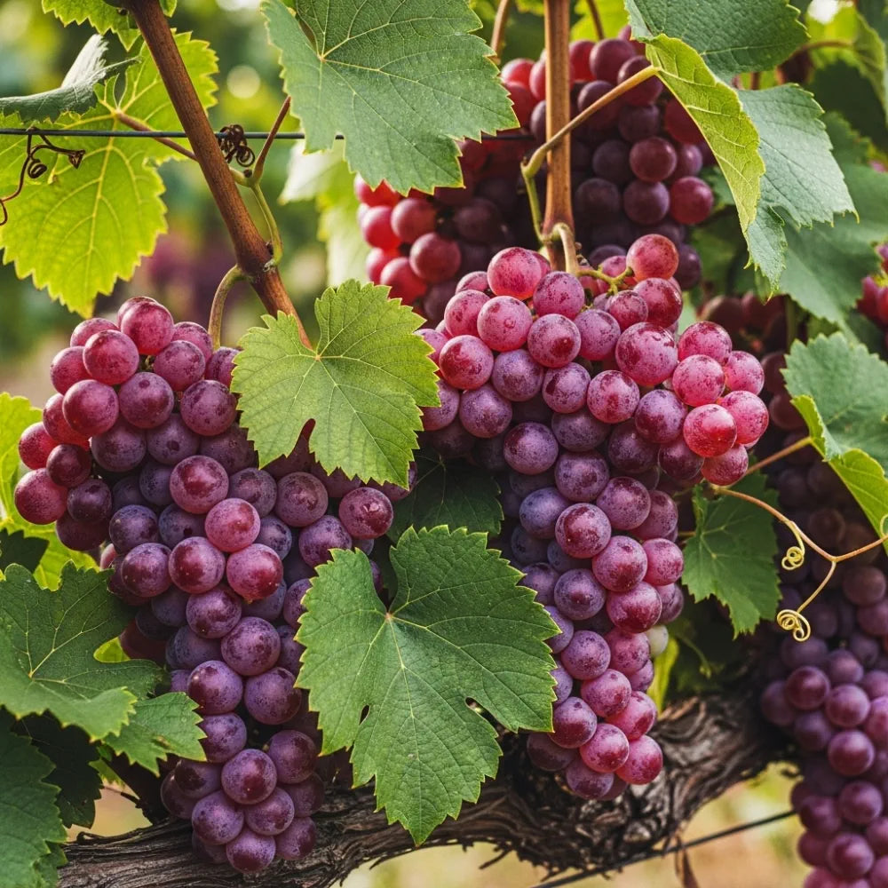 3 Crimson Seedless' Grape Vines | 3L Pots – Woven Wood