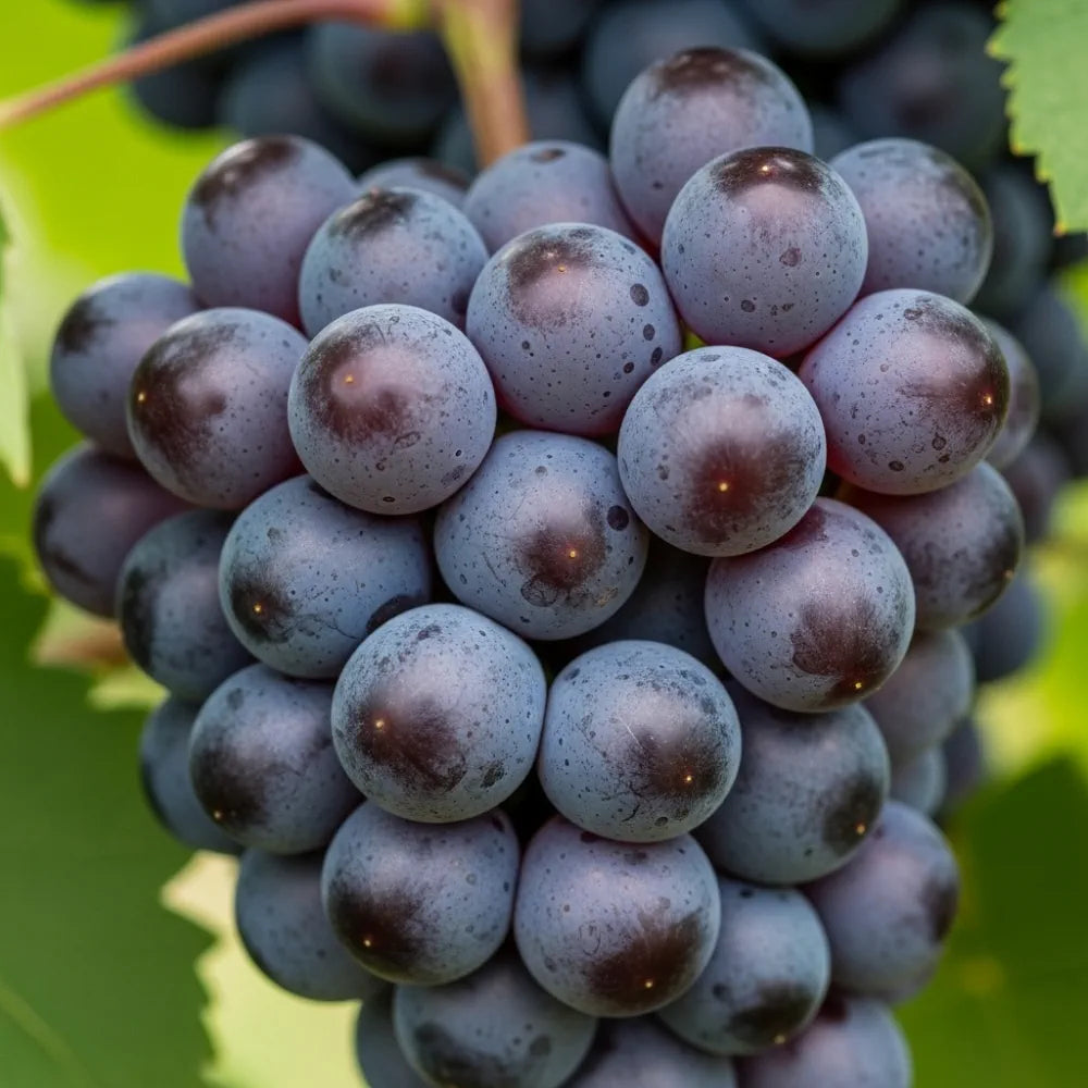 3 'Muscat Bleu' Grape Vines | 3L Pots – Woven Wood