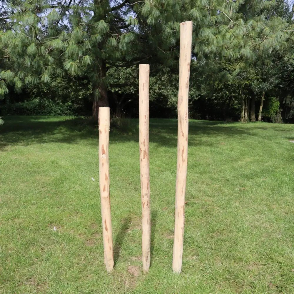 Rustic Chestnut Fence Posts for Hazel Hurdles – Woven Wood