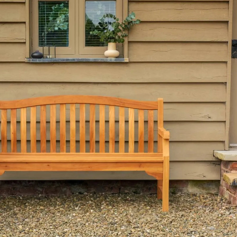 Kingsbury 120 Bench KD Mahogany – Woven Wood