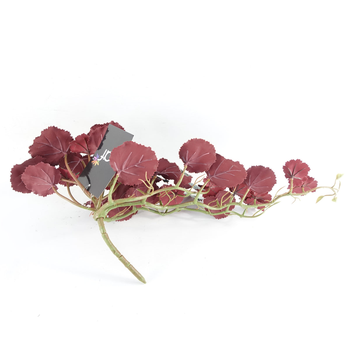 50cm Artificia Trailing Begonia Plant – Woven Wood