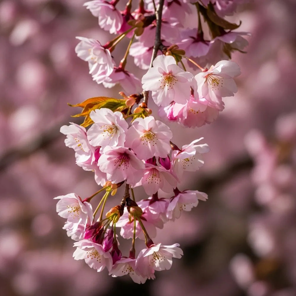 5ft 'Accolade Pink' Cherry Blossom Tree | 9L Pot | 2 Years Old – Woven Wood