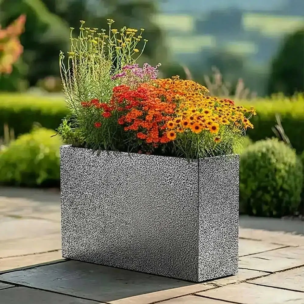 Tall Trough Planters - Standing Planters – Woven Wood
