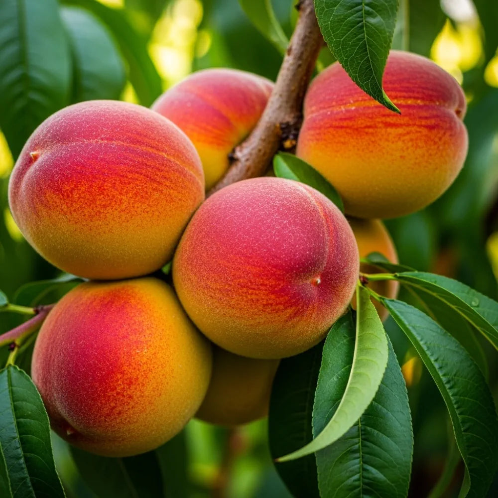 5ft 'Avalon Pride' Peach Tree | Bare Root | 1 Years Old – Woven Wood
