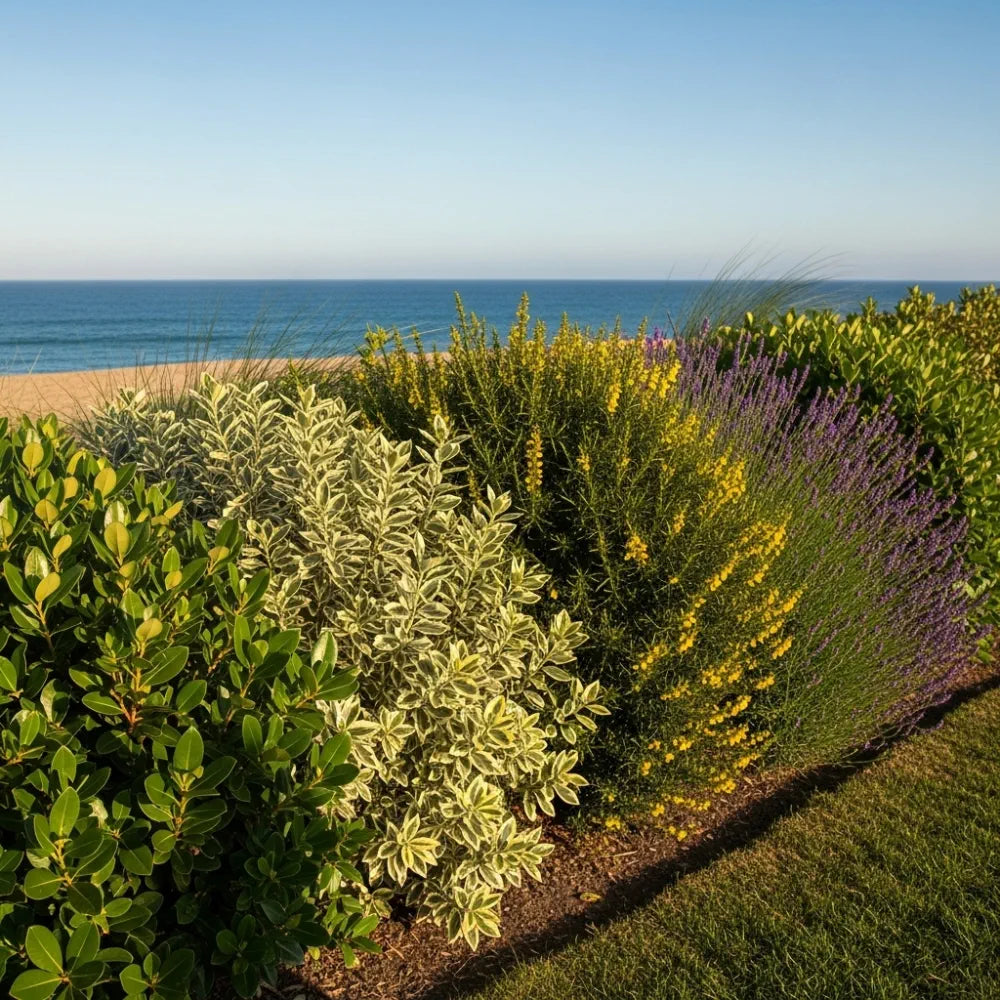 3m Best Mixed Coastal Hedging | Growers' Choice – Woven Wood
