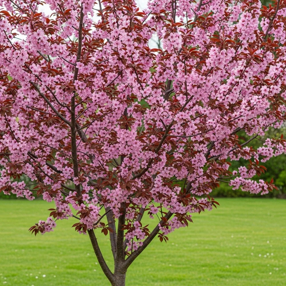 8ft Half-Standard 'Nigra' Mature Black Cherry Plum Tree | 6/8cm Girth ...