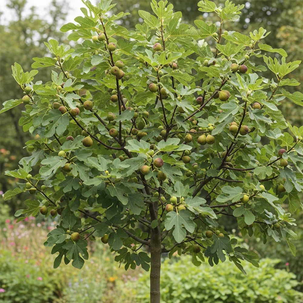 30cm 'Brunswick Fig Tree | 3L Pot – Woven Wood