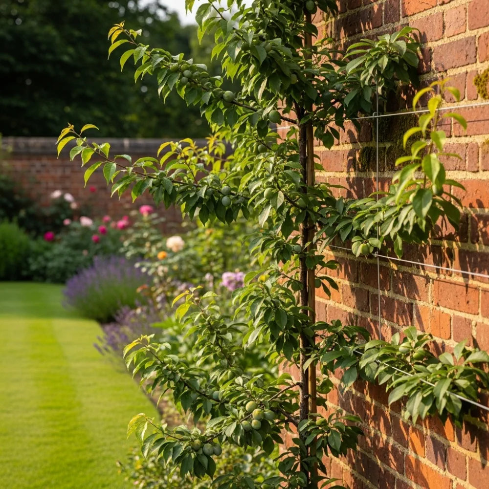 Cordon 'Jubilee' Plum Tree | 5ft | Bare Root – Woven Wood