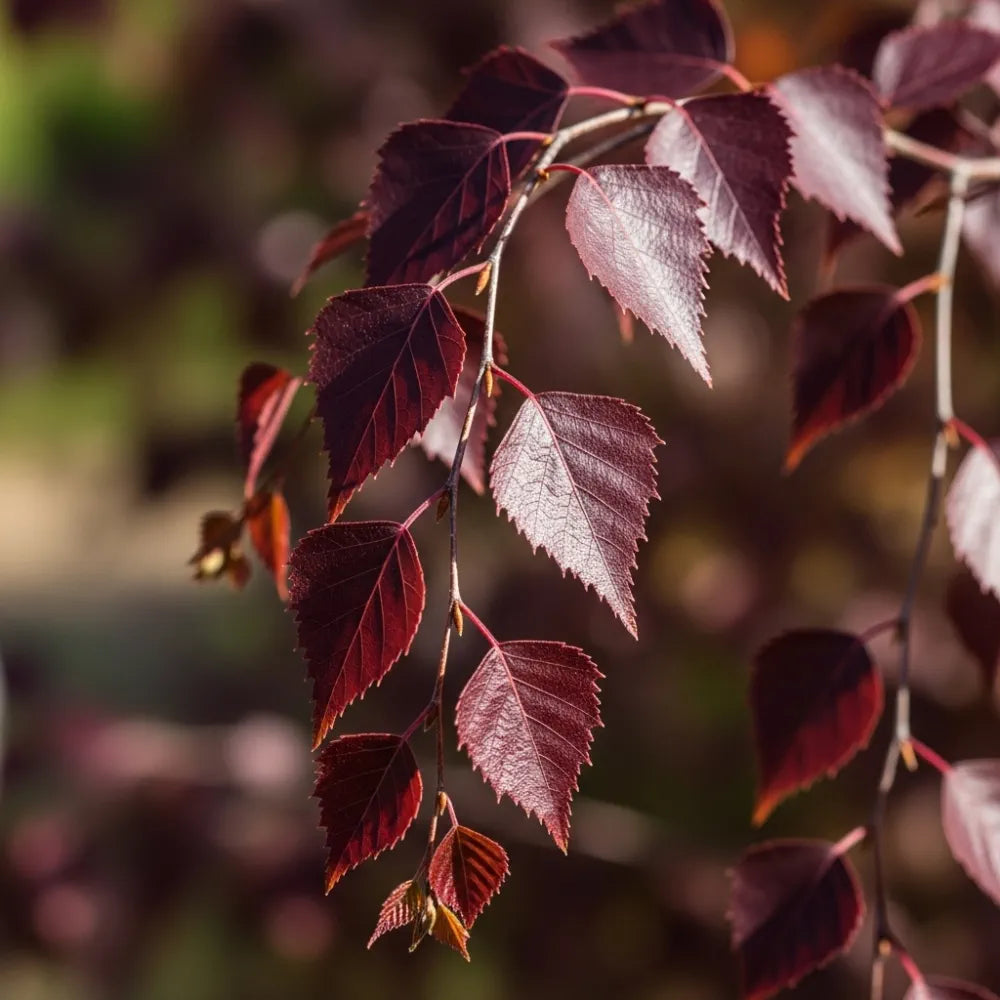 5ft 'Crimson Frost' Silver Birch Tree | 9L Pot | 2 Years Old – Woven Wood
