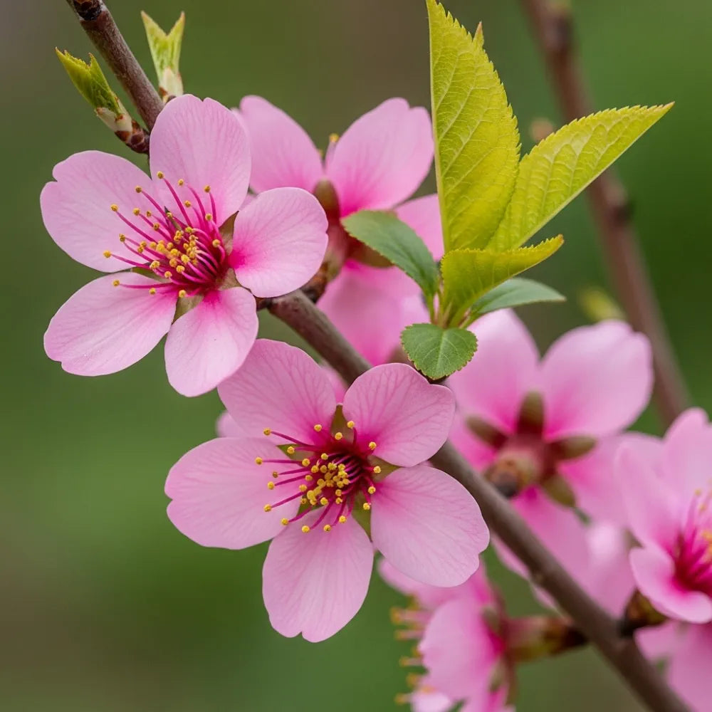 3ft Dwarf Russian Almond Blossom Tree | Prunus tenella 'Firehill' | Ba ...