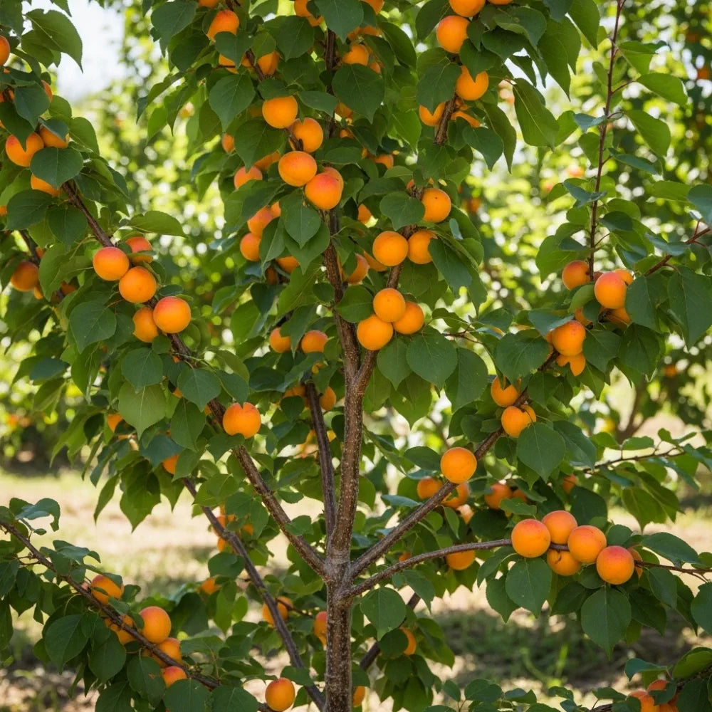 6ft Half-Standard Mature Apricot Tree | Bare Root 'Flavourcot' | 6/8cm ...