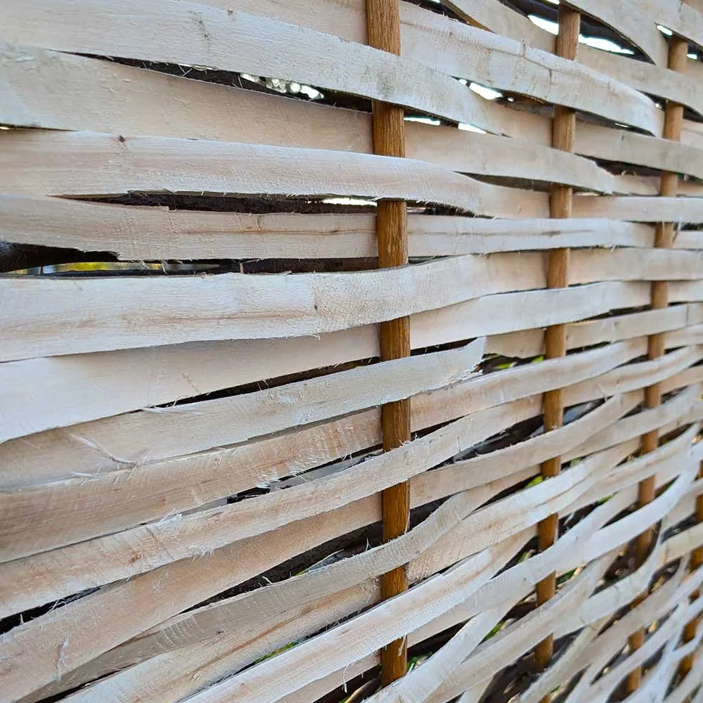 Framed Split Hazel Hurdles 6ft x 6ft – Woven Wood