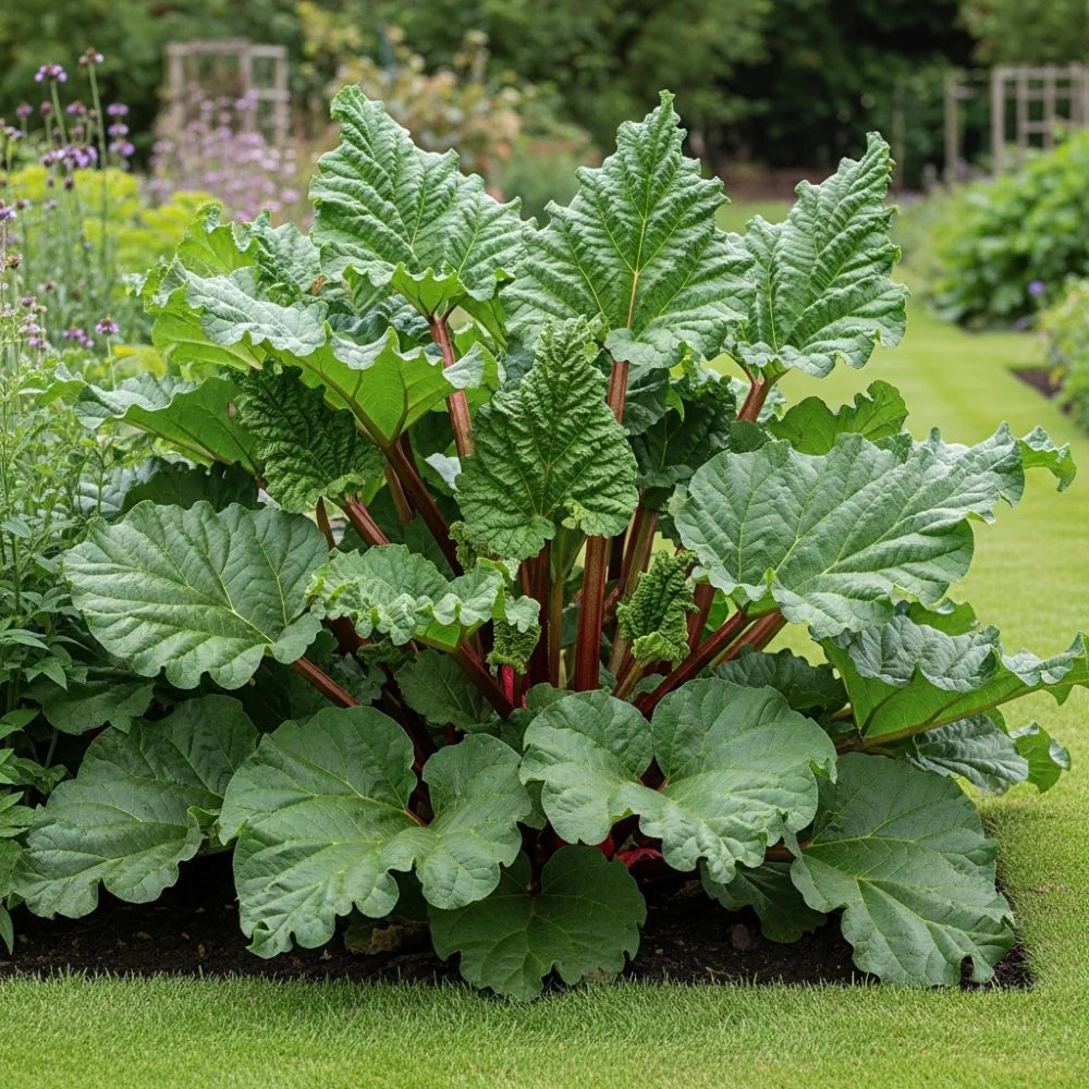 'Fulton's Strawberry Surprise' Rhubarb Plant | 3 Bare Root Crowns ...