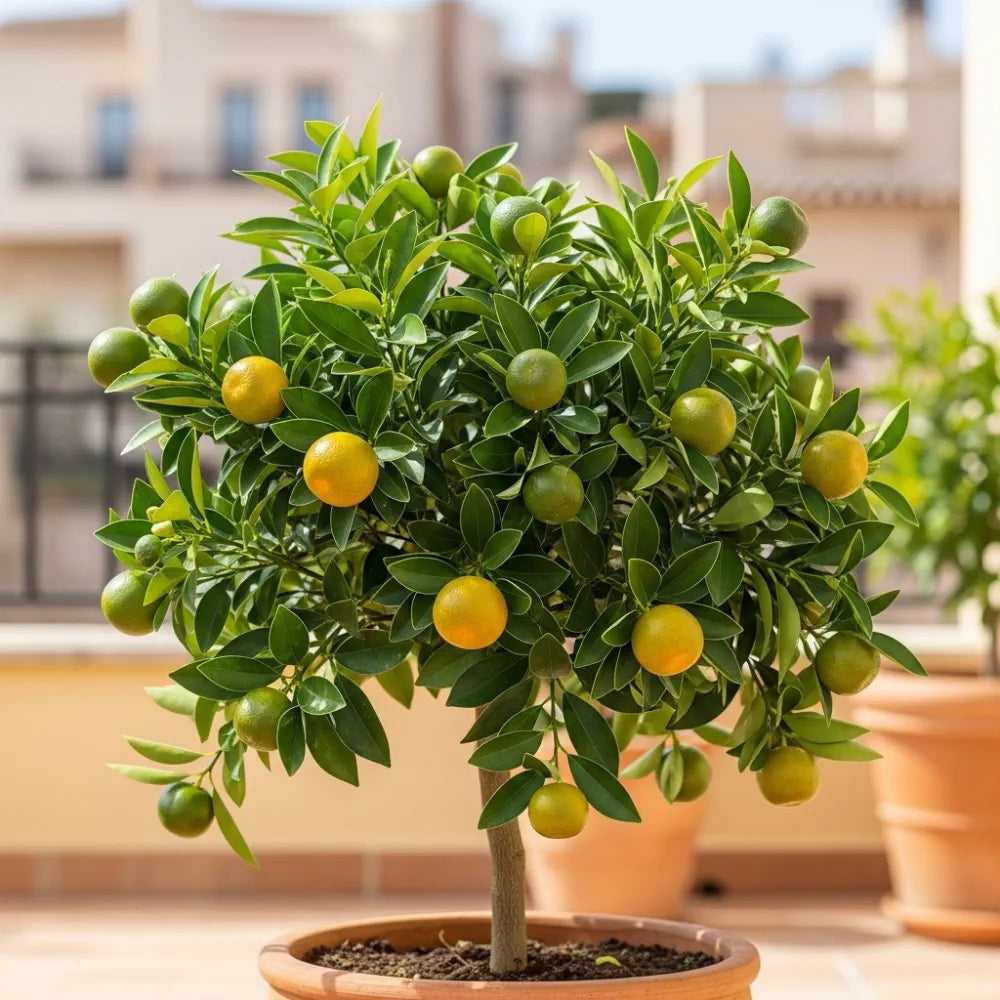 Gift Wrapped Orange Tree | The Perfect Plant Present – Woven Wood