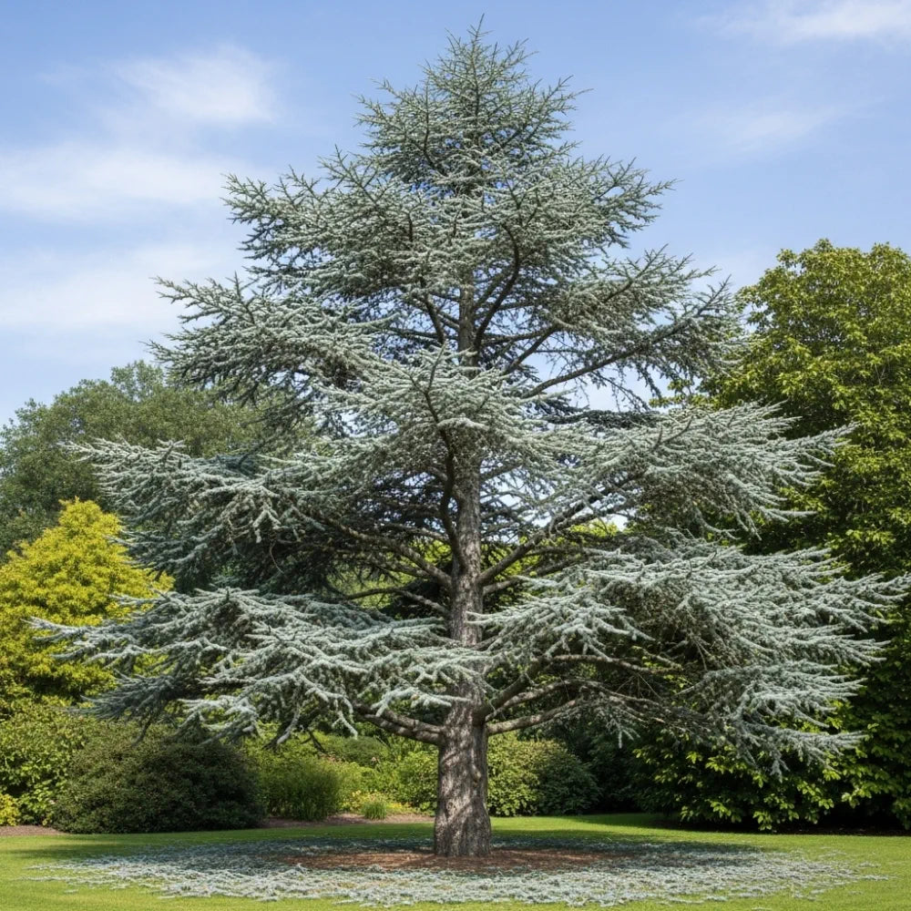 4ft 'Glauca' Blue Cedar Tree | Cedrus atlantica | 9L Pot | 2 Years Old ...