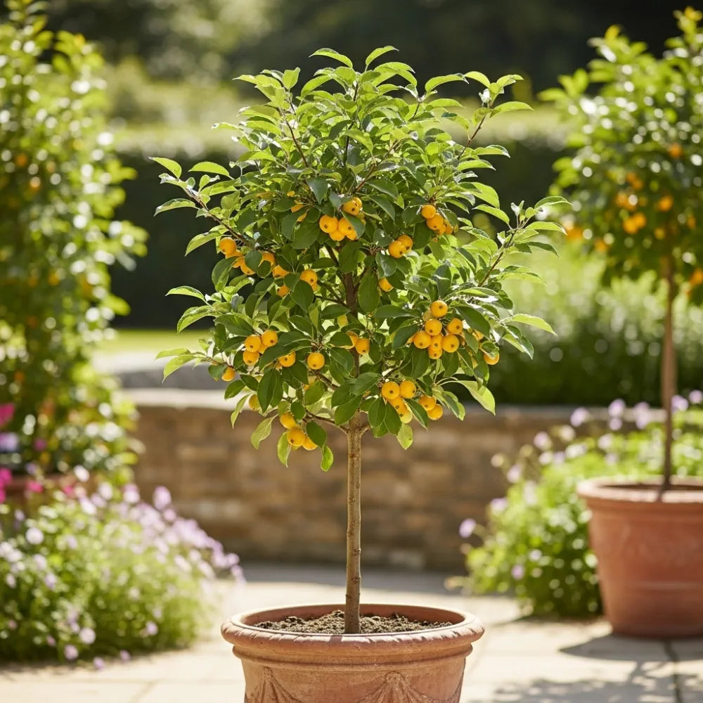 5ft Crabapple 'Golden Hornet' Tree | 9L Pot | 2 Years Old – Woven Wood