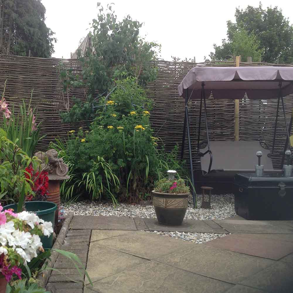 Hazel Hurdle Fence Panel Premium Weave – Woven Wood