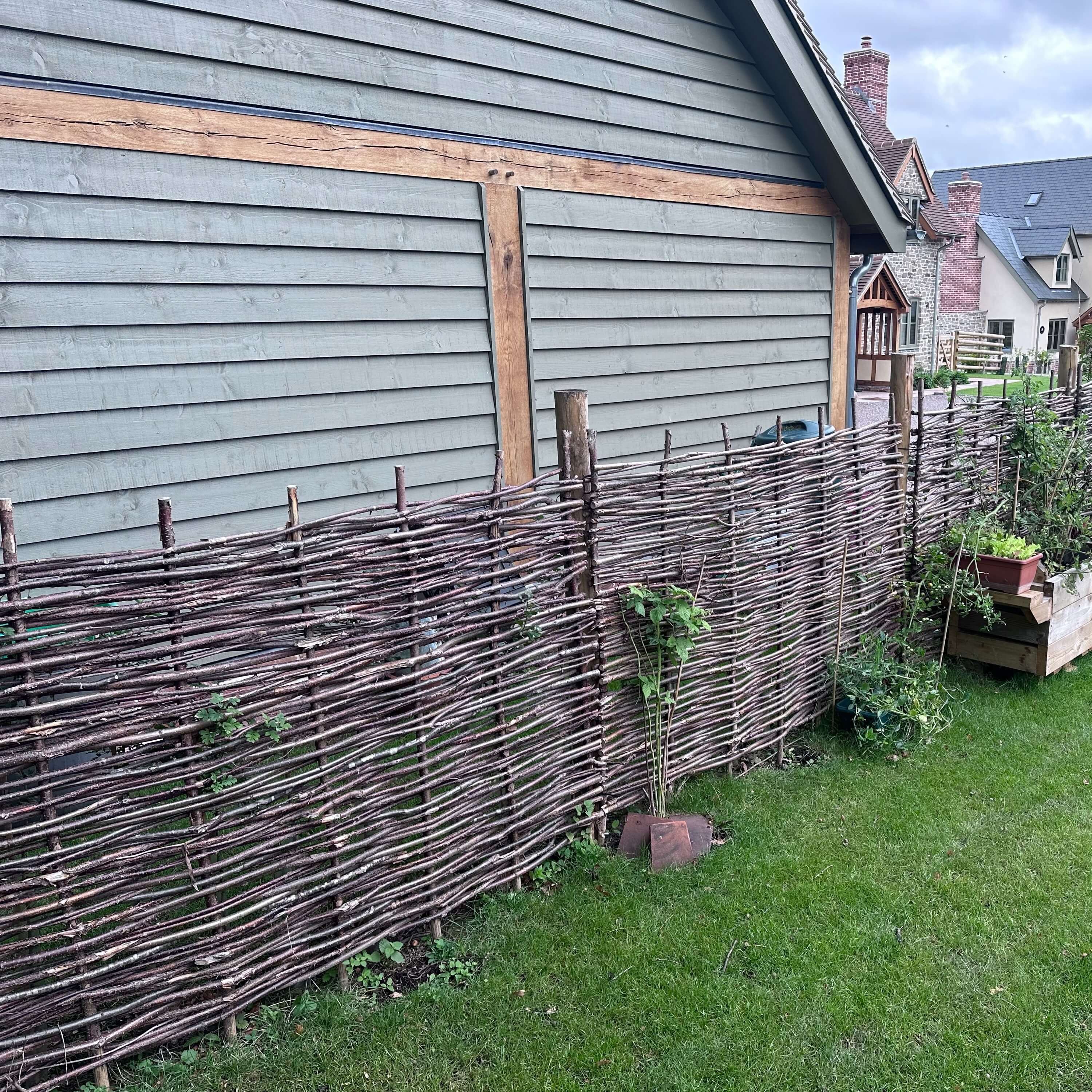 Hazel Hurdles Fencing Panels - Handcrafted for Your Garden – Woven Wood