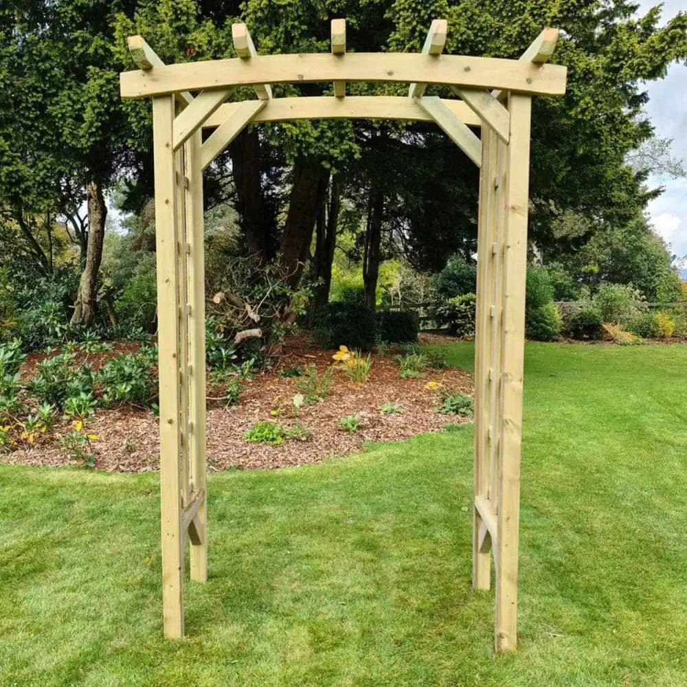 Redwood Ivy Arch - 4ft Wide – Woven Wood