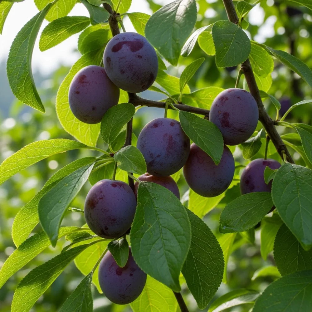 5ft Dwarfing Jubilee Plum Tree | Bare Root | 2 Years Old – Woven Wood