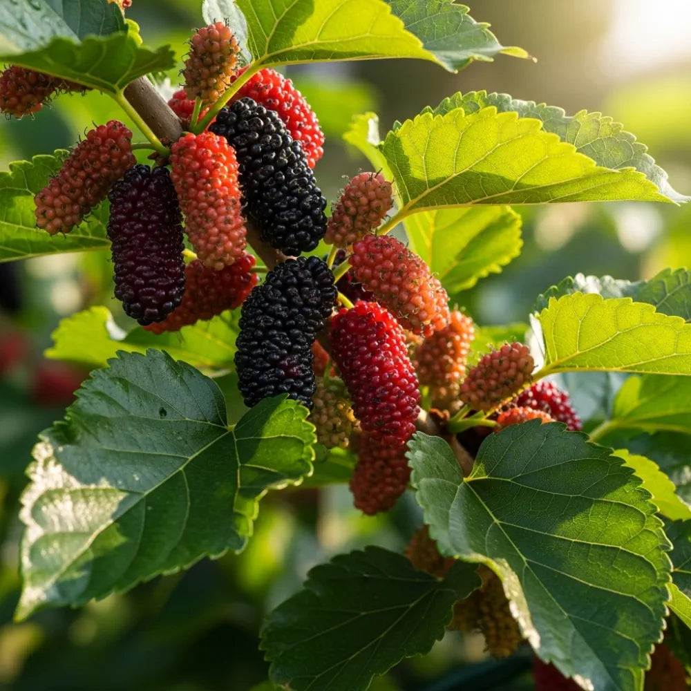 5ft 'King James' Mulberry Tree | Morus nigra | 9L Pot | 2 Years Old ...