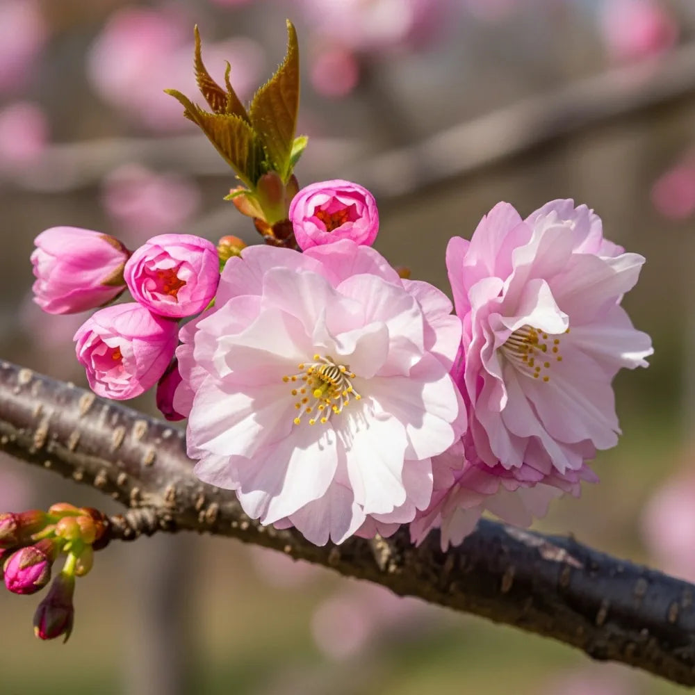 5ft 'Kurilensis Ruby' Cherry Blossom Tree | Prunus nipponica | 9L Pot ...