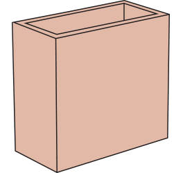 Tall Trough Planters - Standing Planters – Woven Wood