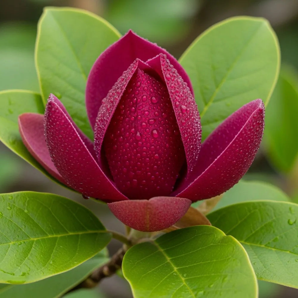 5ft 'Genie' Magnolia Tree | Dwarf Black Tulip | 10L Pot – Woven Wood