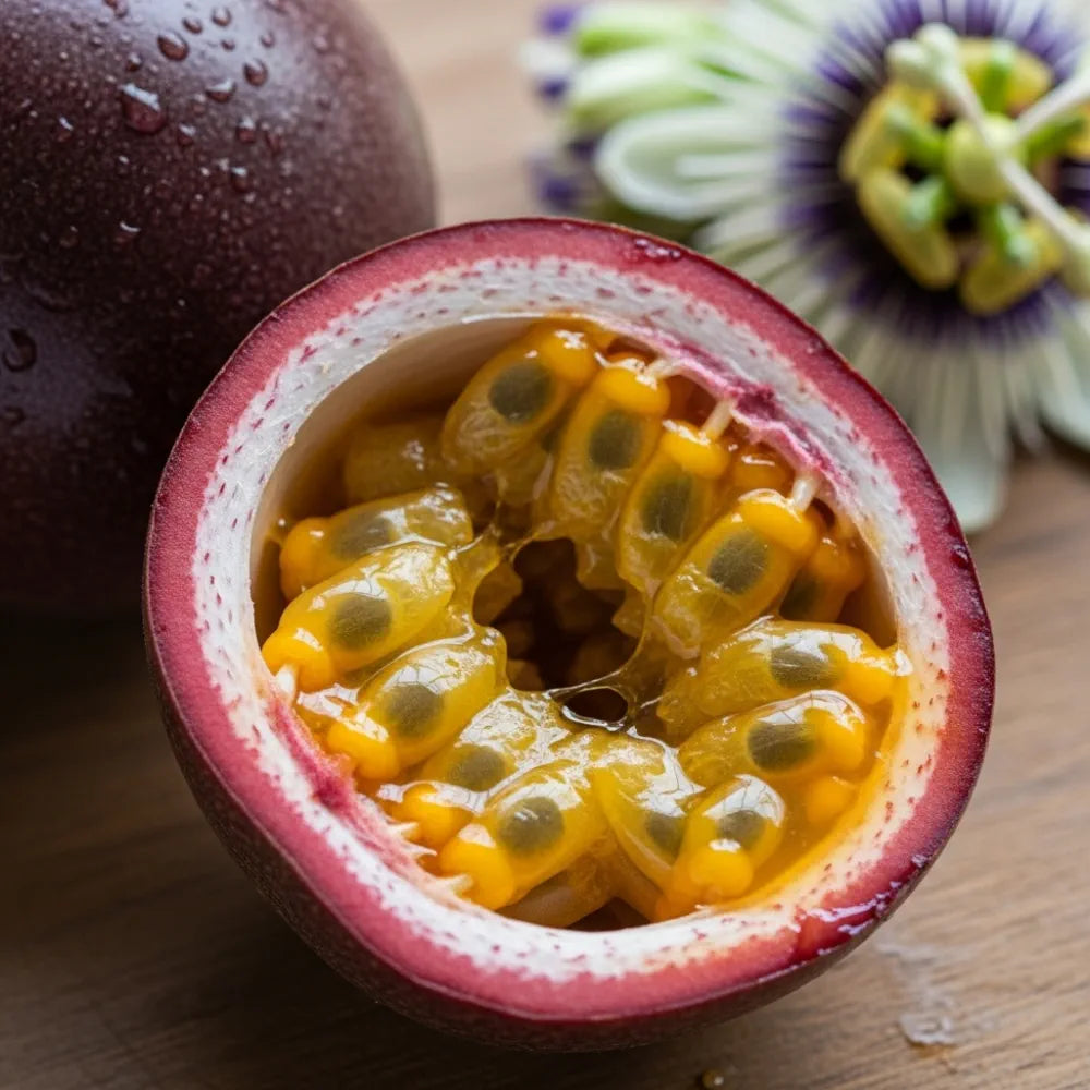 3 Passion Fruit Plants | Passiflora Edulis | 2L Pots – Woven Wood