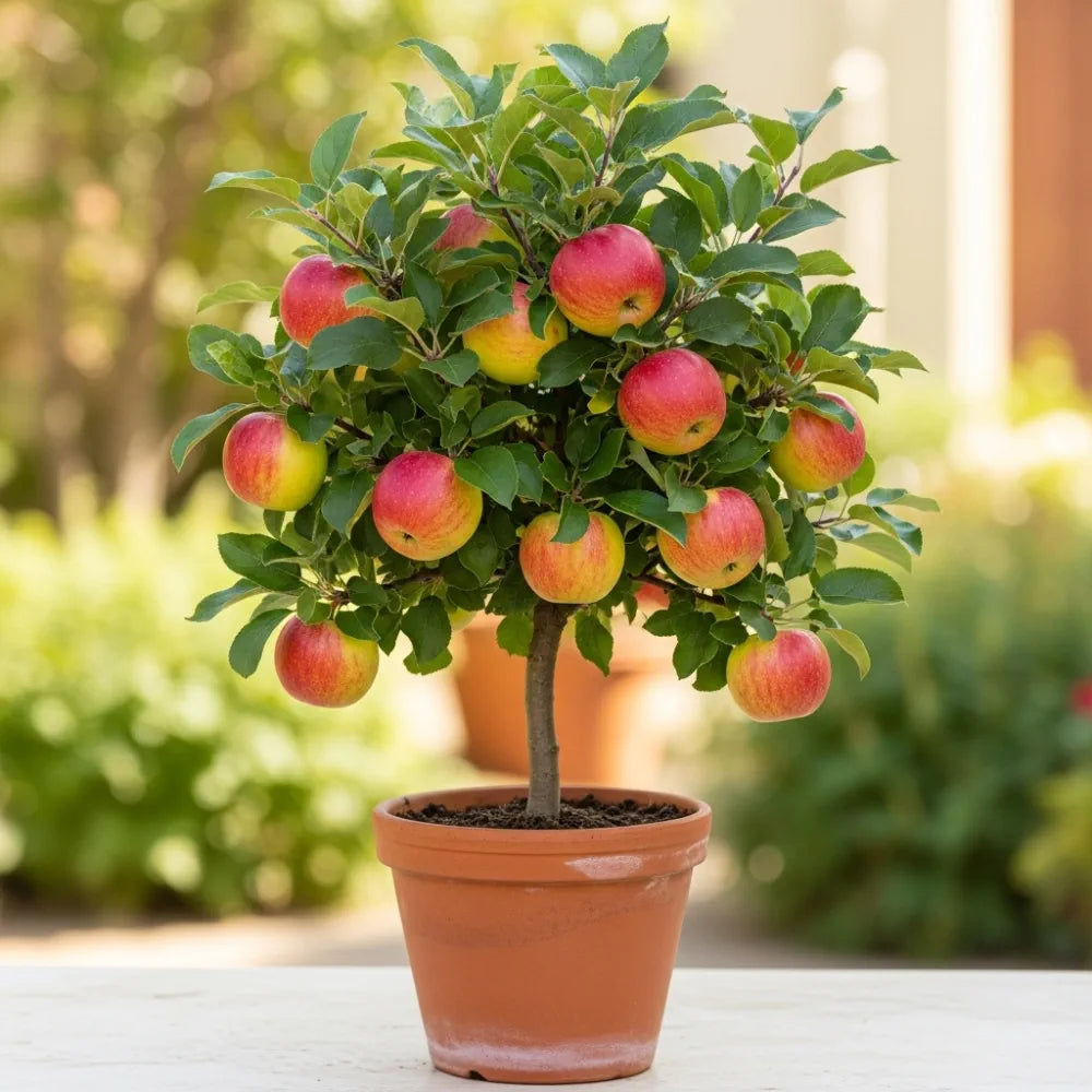 Patio 'Discovery' Apple Tree | 3ft | Bare Root – Woven Wood