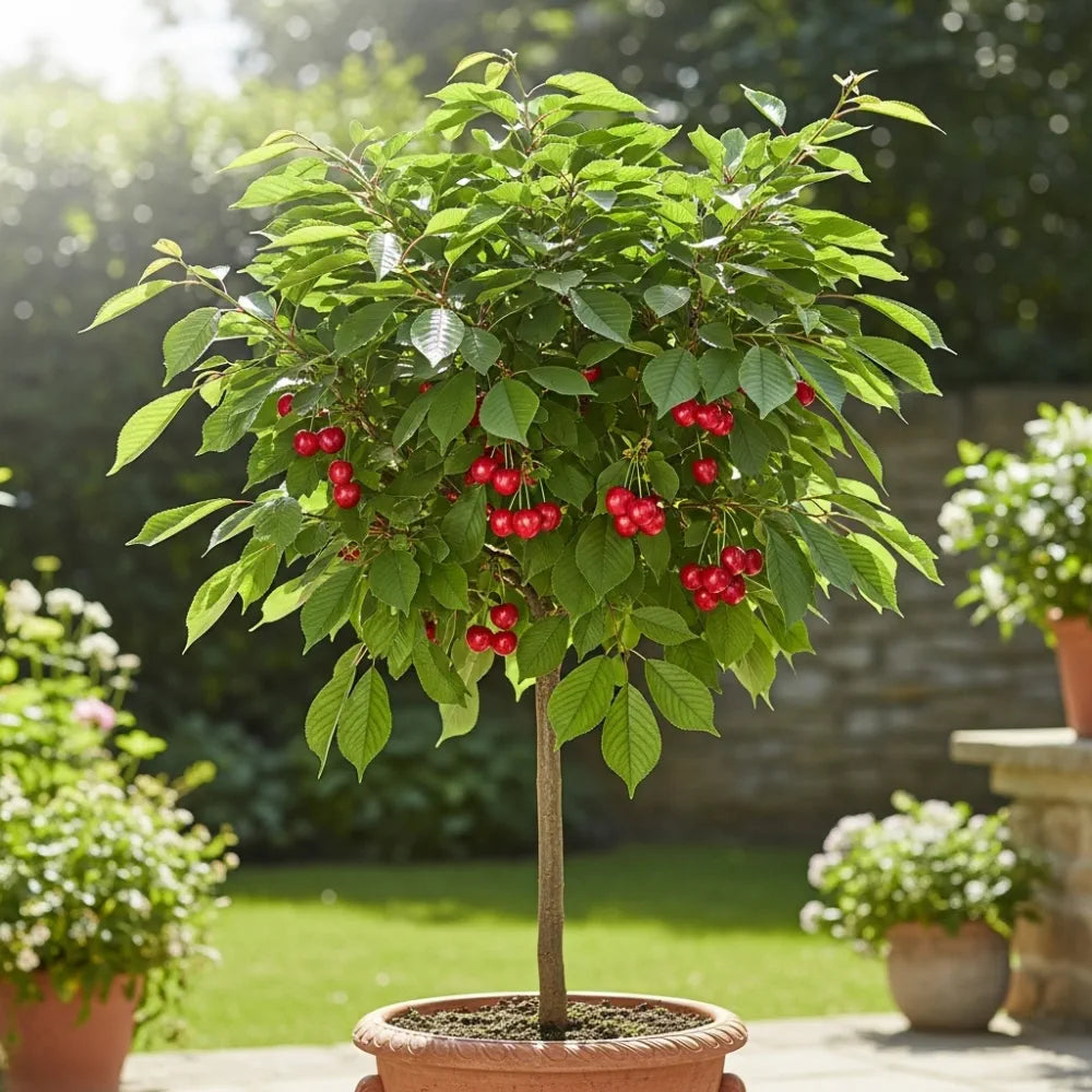 Patio 'Stella' Cherry Tree | 4.5L Pot – Woven Wood