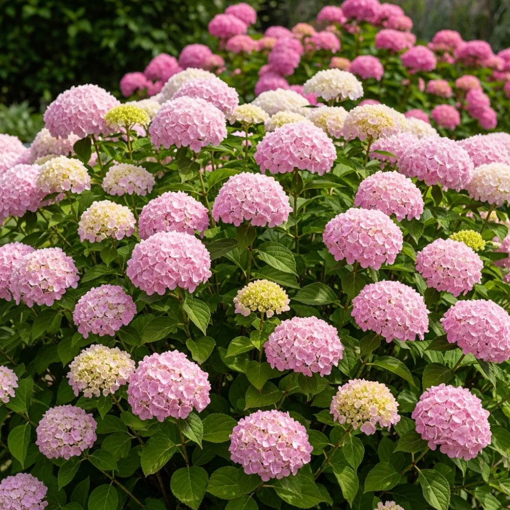 2.5ft Hydrangea arborescens 'Pink Annabelle' | 3L Pot – Woven Wood