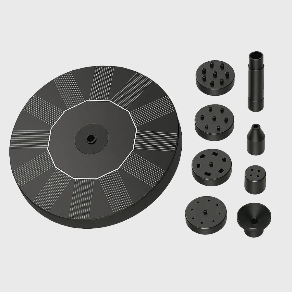 2.5W Floating Solar Pond In A Pot Pump – Woven Wood