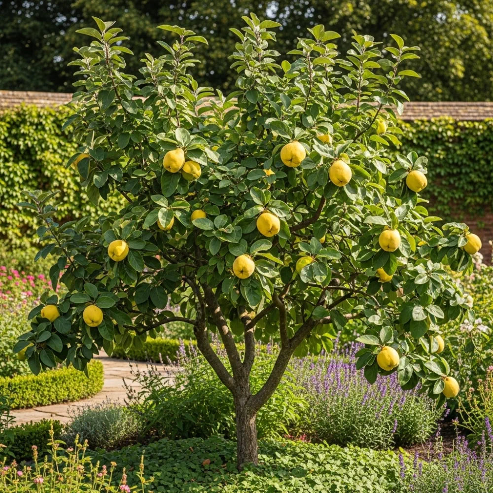 5ft 'Geant du Portugal' Quince Tree | Bare Root | 2 Years Old – Woven Wood