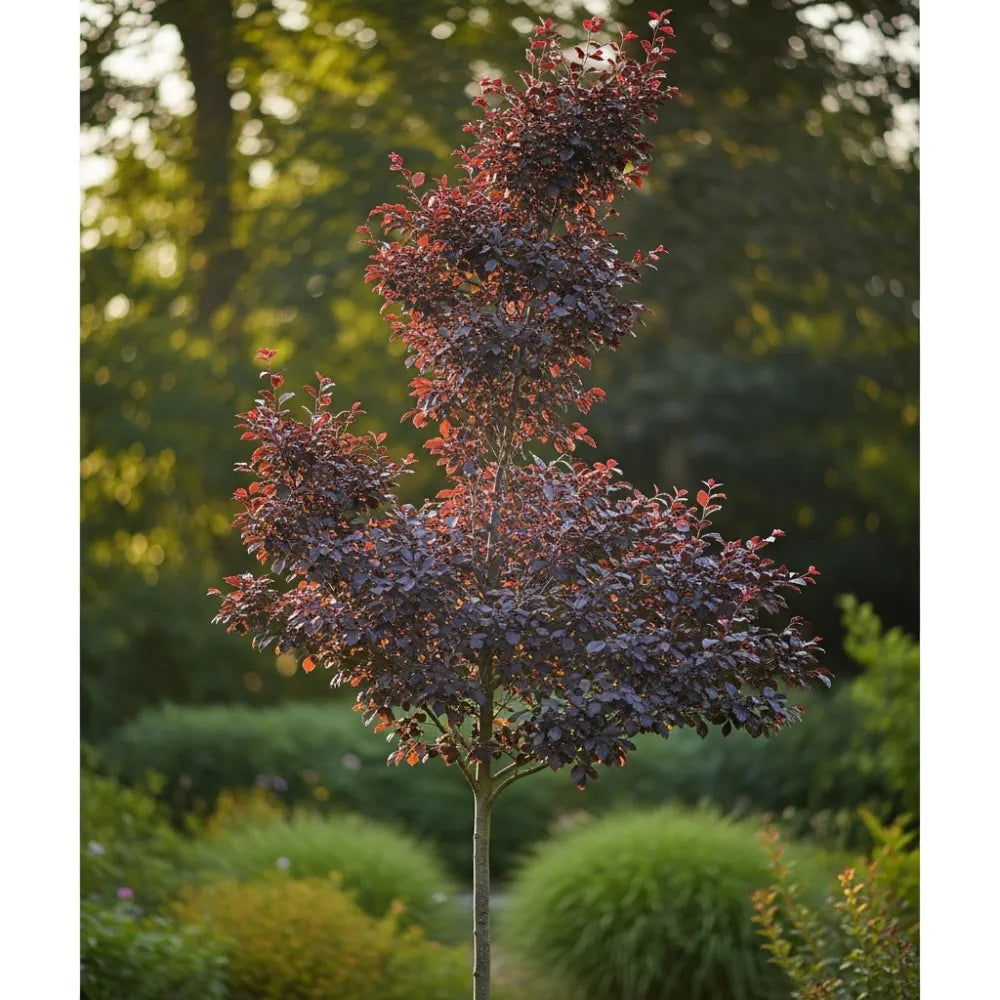 5ft Purple Beech Tree | Fagus sylvatica 'Purpurea' | 9L Pot – Woven Wood