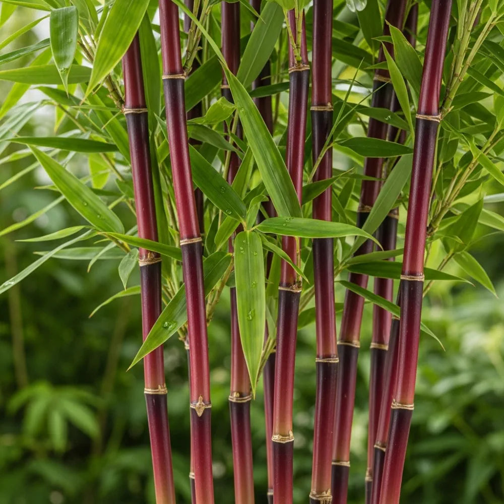4ft Red Bamboo | Fargesia scarbrida 'Asian Wonder' | 10L Pot – Woven Wood