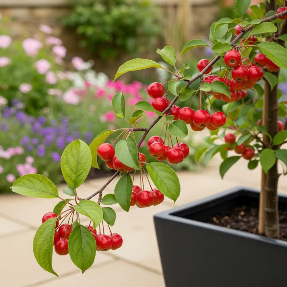 8ft Half-Standard 'Red Sentinel' Crabapple Tree | 6/8cm Girth | Grown ...