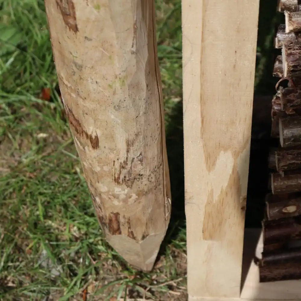 Rustic Chestnut Fence Posts for Hazel Hurdles – Woven Wood