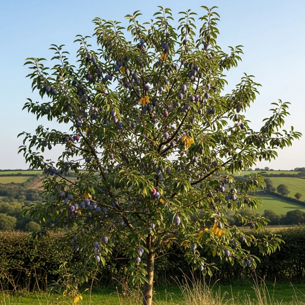 5ft 'Shropshire Prune' Damson Tree | 9L Pot | 2 Years Old – Woven Wood