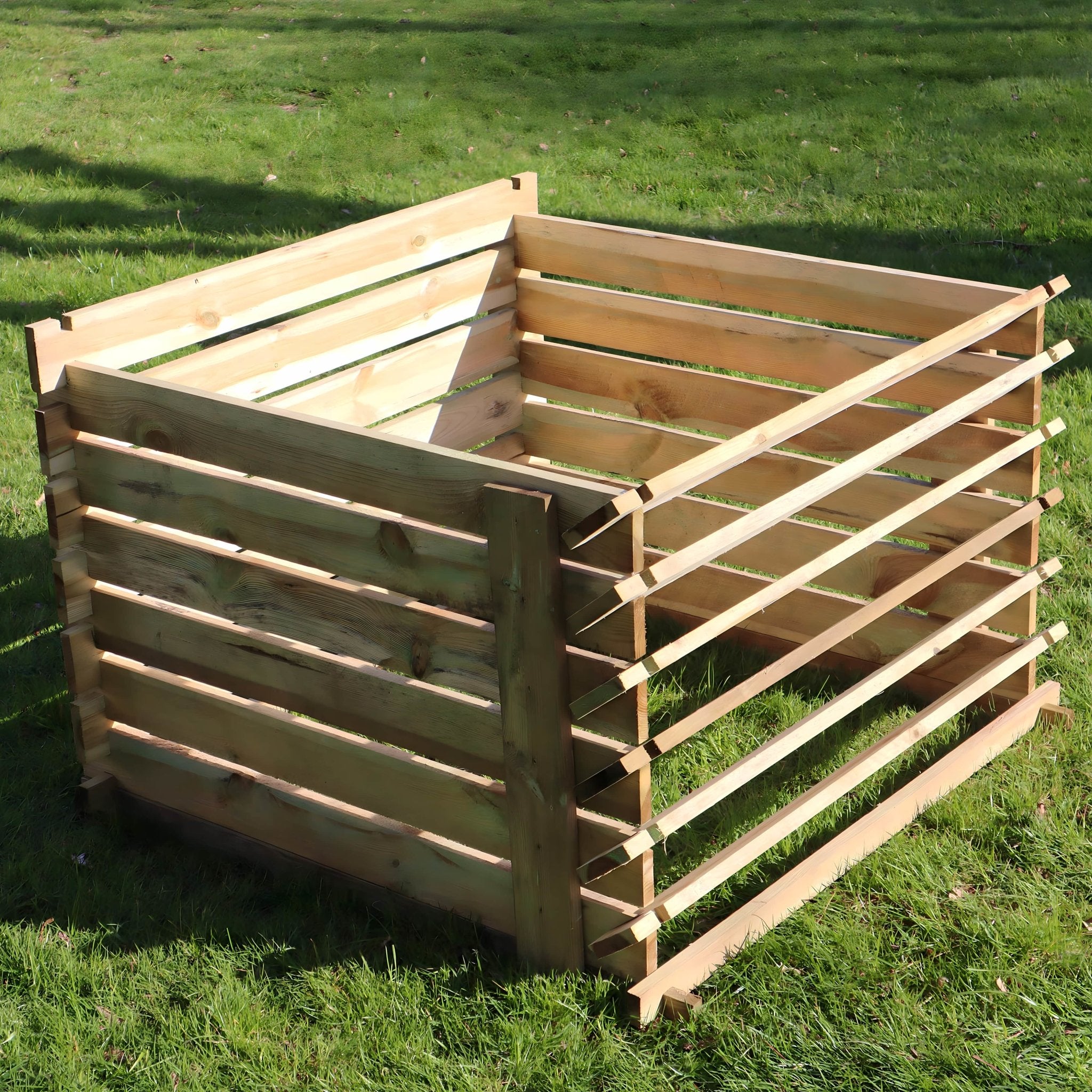 530 Litre Easy Fill Wooden Compost Bin by Woven Wood™