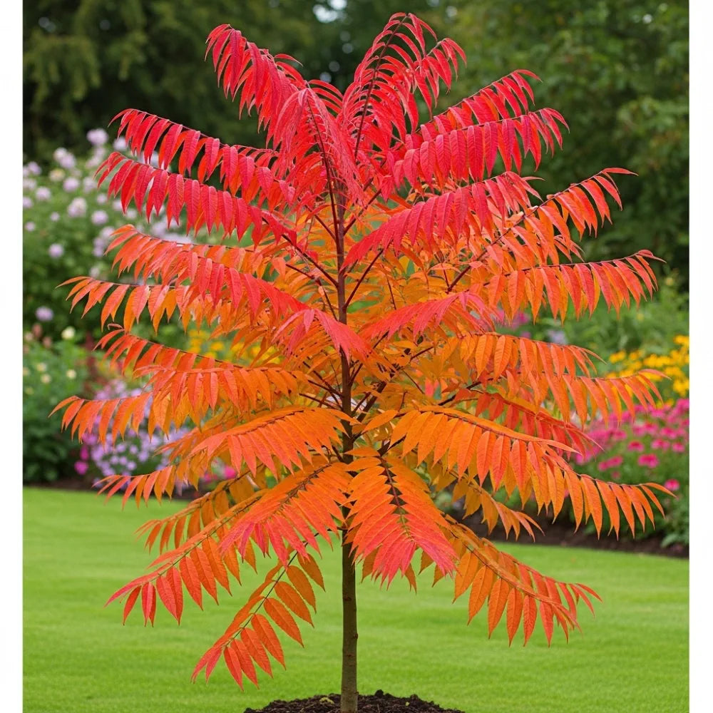 3ft Smooth Sumach Tree | Rhus glabra | 9L | 2 Years Old – Woven Wood