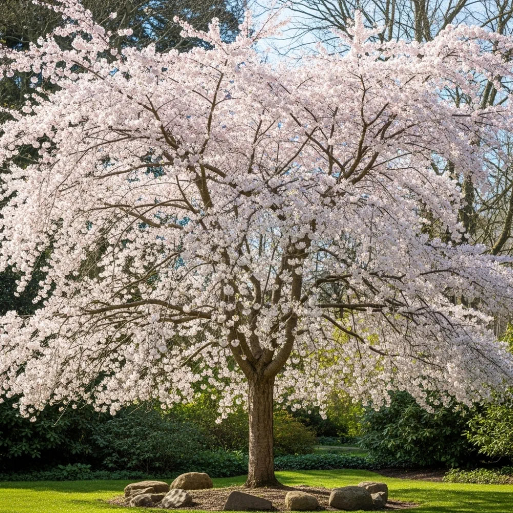 5ft 'The Bride' Cherry Blossom Tree | Prunus incisa | Bare Root – Woven ...