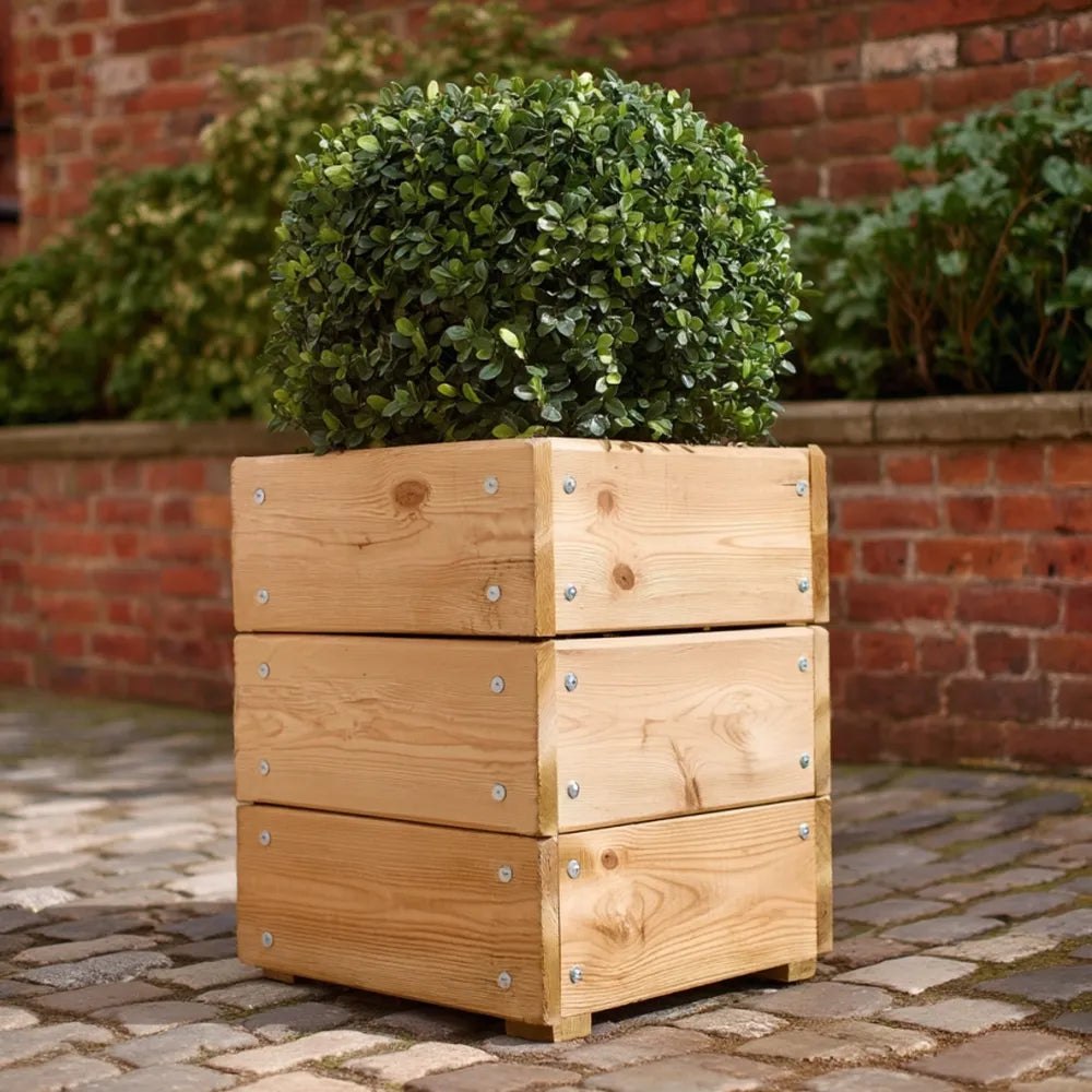 Premium Wood Tree Tub – Woven Wood