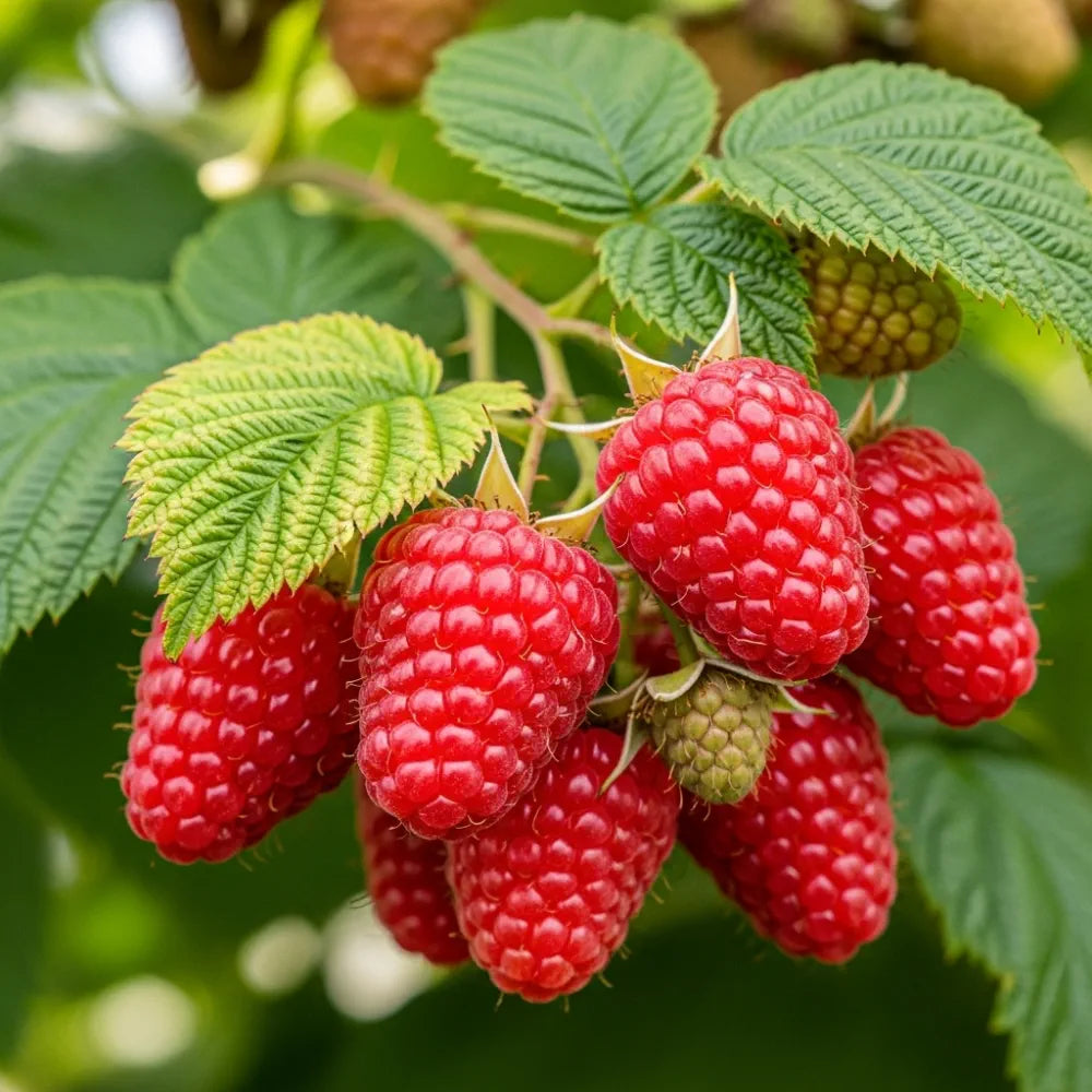 30cm 'Tulameen Raspberry Plant | 3L Pot – Woven Wood