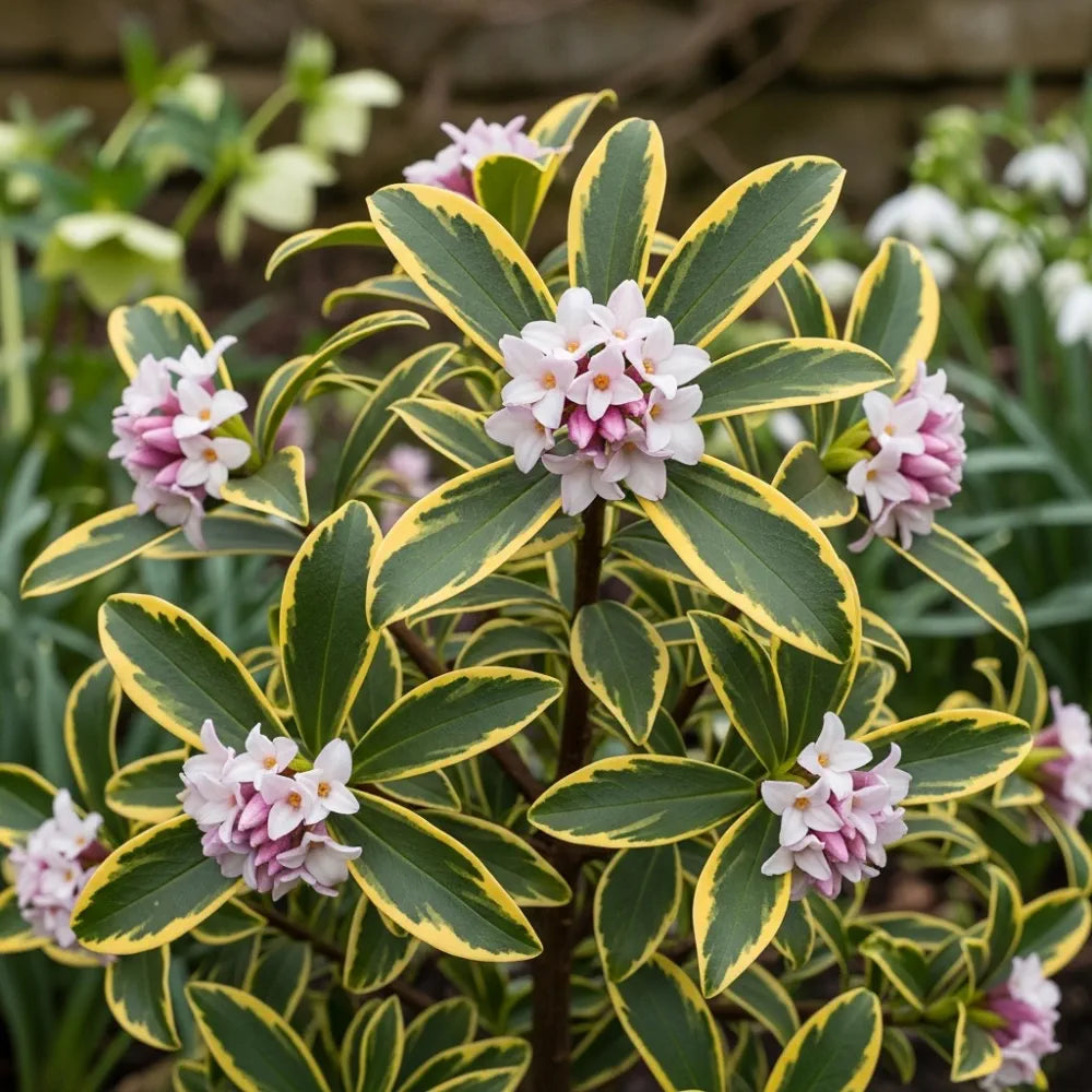 20cm Variegated Winter Daphne | Daphne odora 'Aureomarginata' | 9cm Po ...