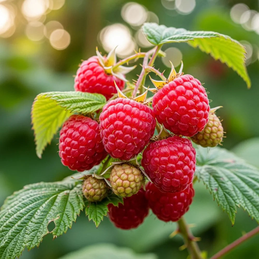 1ft 'Yummy' Patio Raspberry Plant | 9cm Pot – Woven Wood